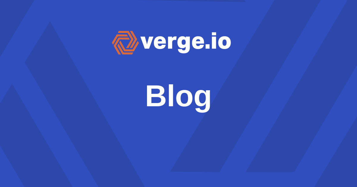 Blog Verge Io